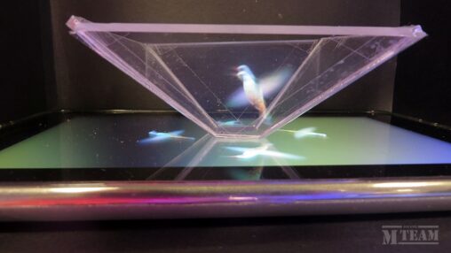 3D-Hologramm für Smartphones - Das GMK-M-Team